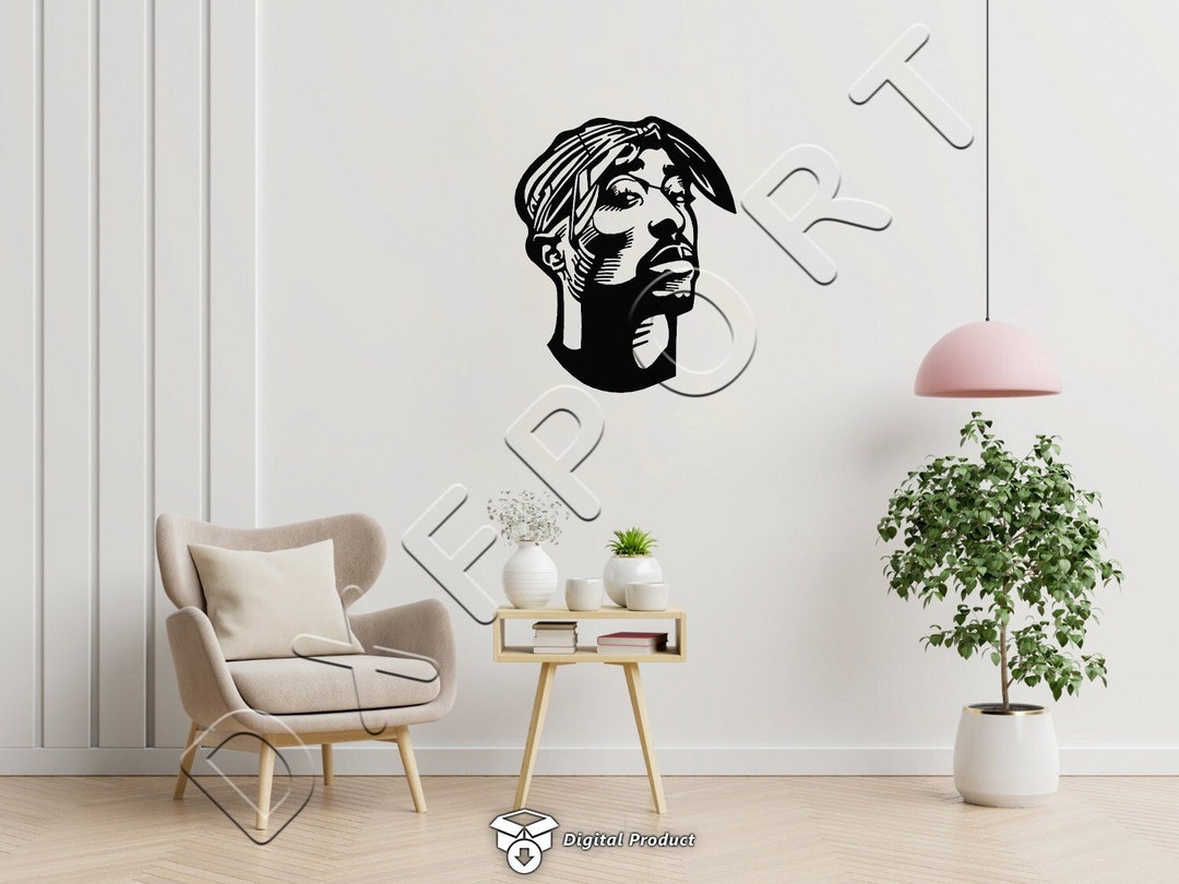 Tupac Shakur Dxf, 2PAC, Makaveli, West Coast, American Rapper Svg ...