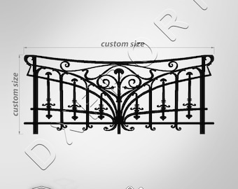 Fence Panel 29112 Dxf File Laser Cut Plasma Cut - Etsy