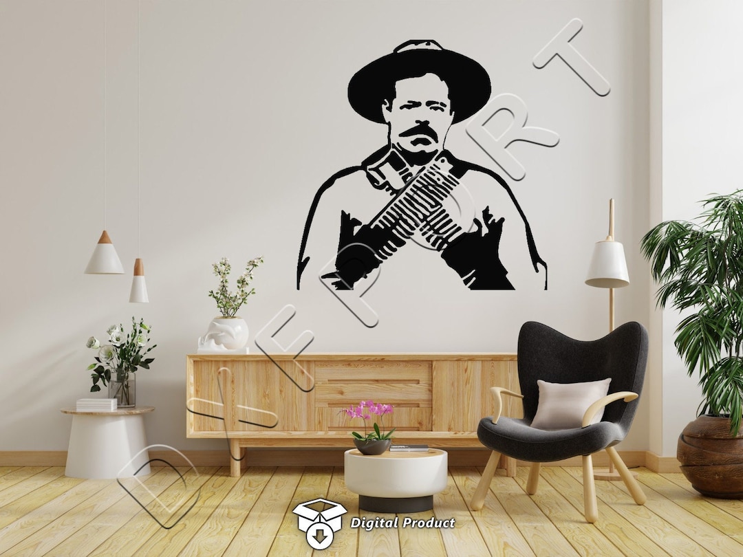 Pancho Villa Dxf, Emiliano Zapata, General Francisco-pancho Villa, Svg ...