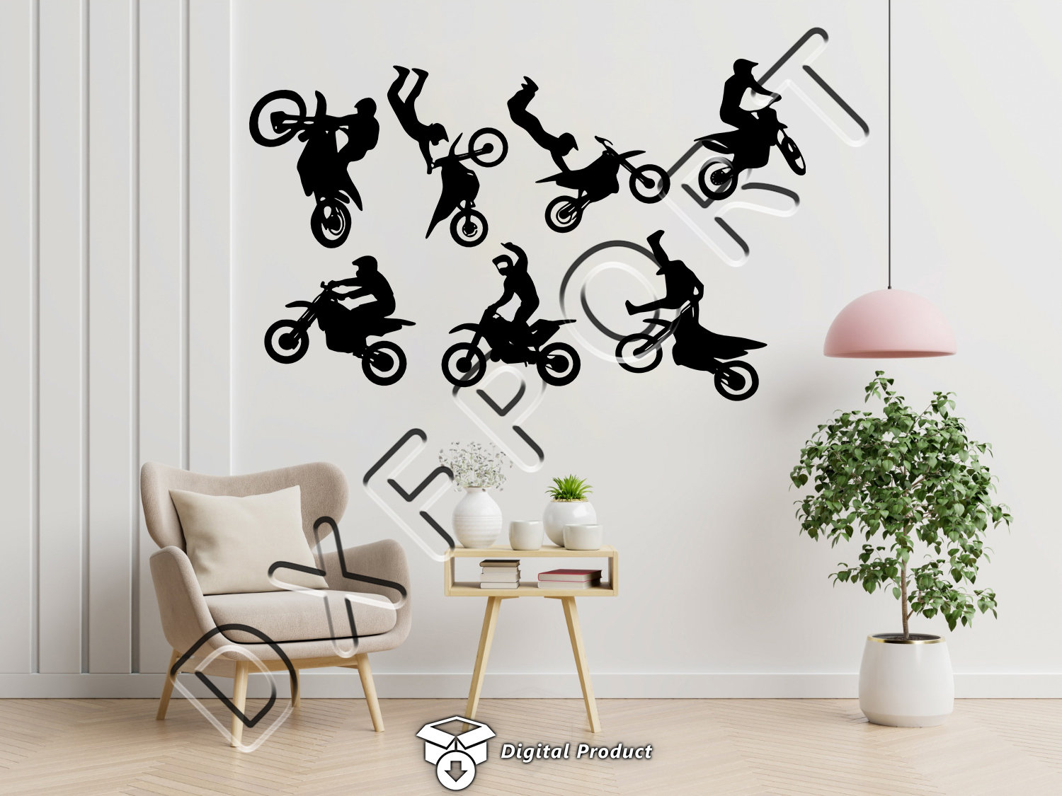 Motocross Dxf Bundle, Motocross Svg, Motocross Silhouette, Dxf, Eps ...