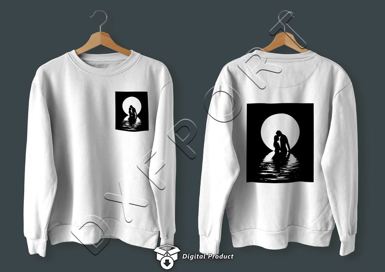 Robantic Sentiment Dxf File, Romantic Sentiment Svg, Woman and Man Love ...