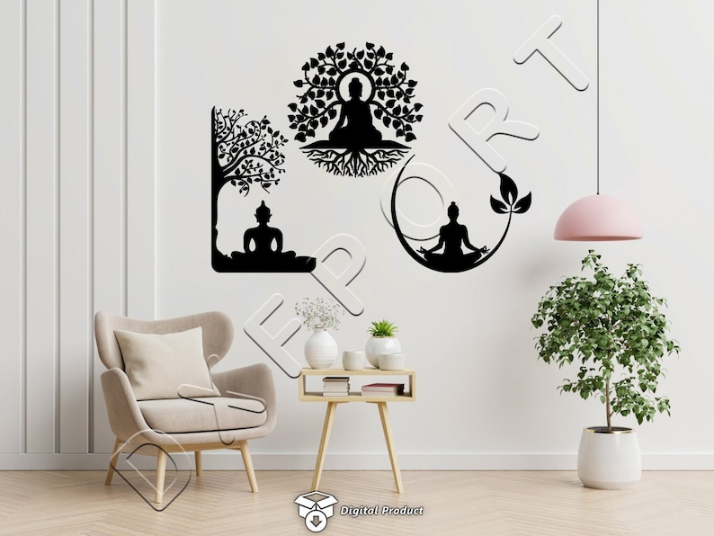 Buddha Dxf, Buddhism Dxf, Hindu Dxf, Buddha Clipart, Hinduism Dxf ...