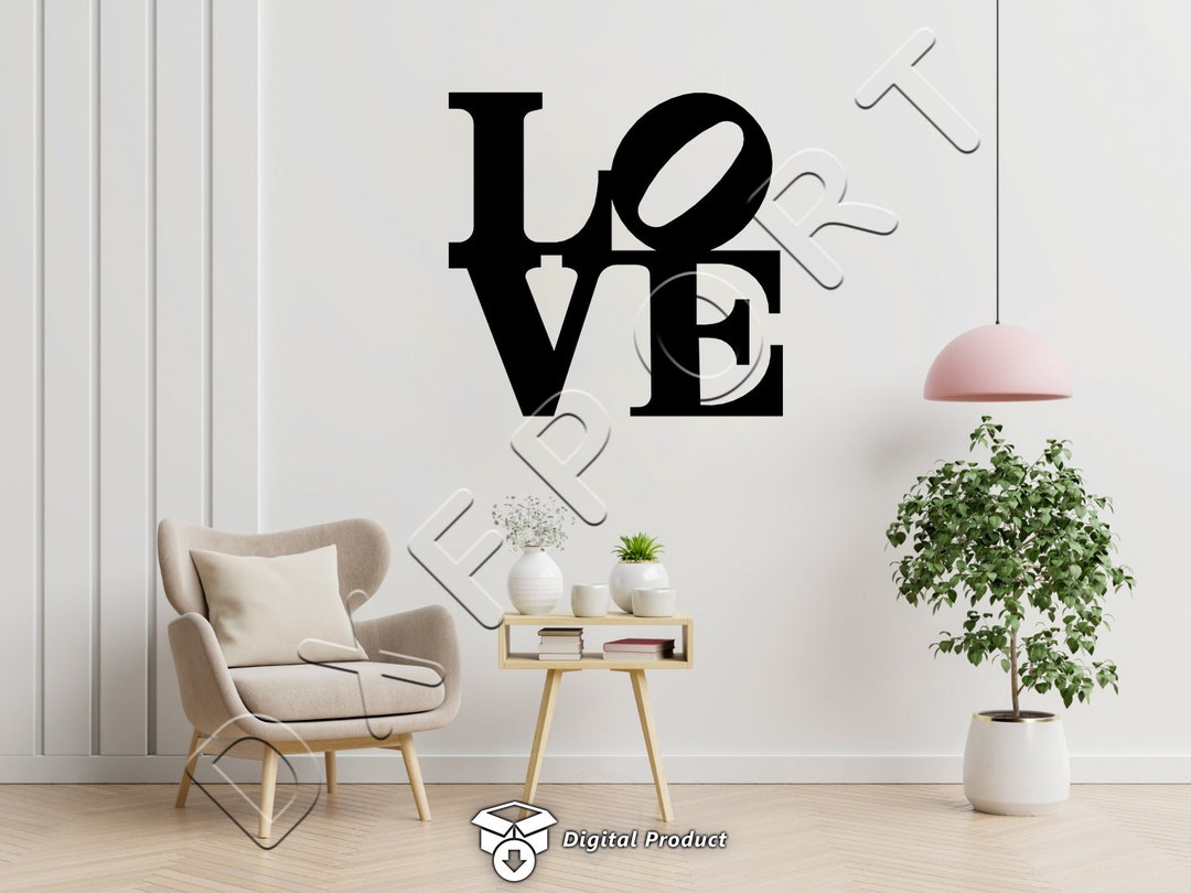 Love Dxf, Love Sign Dxf, Sweetheart Dxf, Svg, Eps, Png File, for Cnc ...