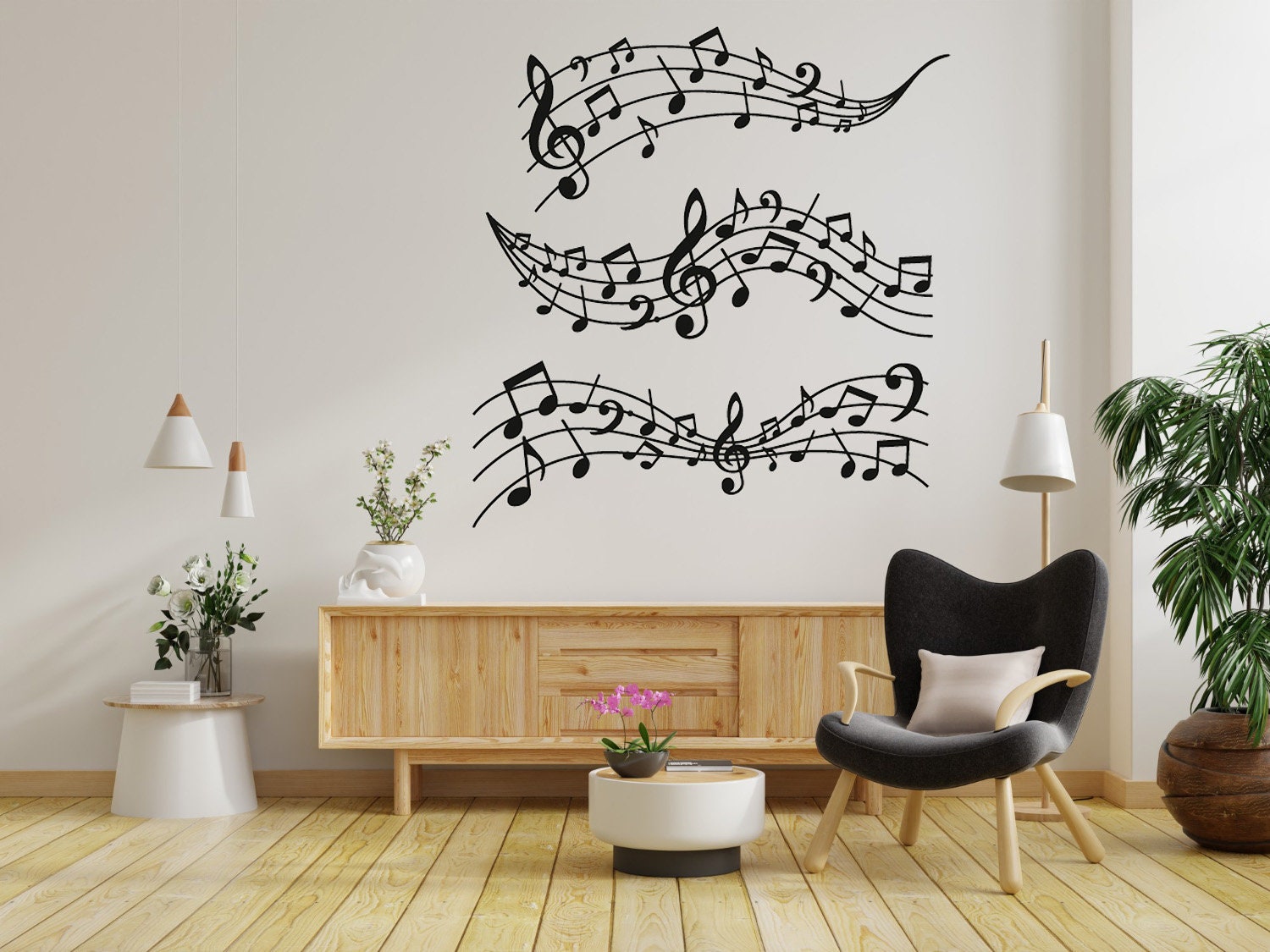Music Dxf, Notes Dxf, Music Notes Wall Decor, Dxf, Svg, Eps, Png Files ...
