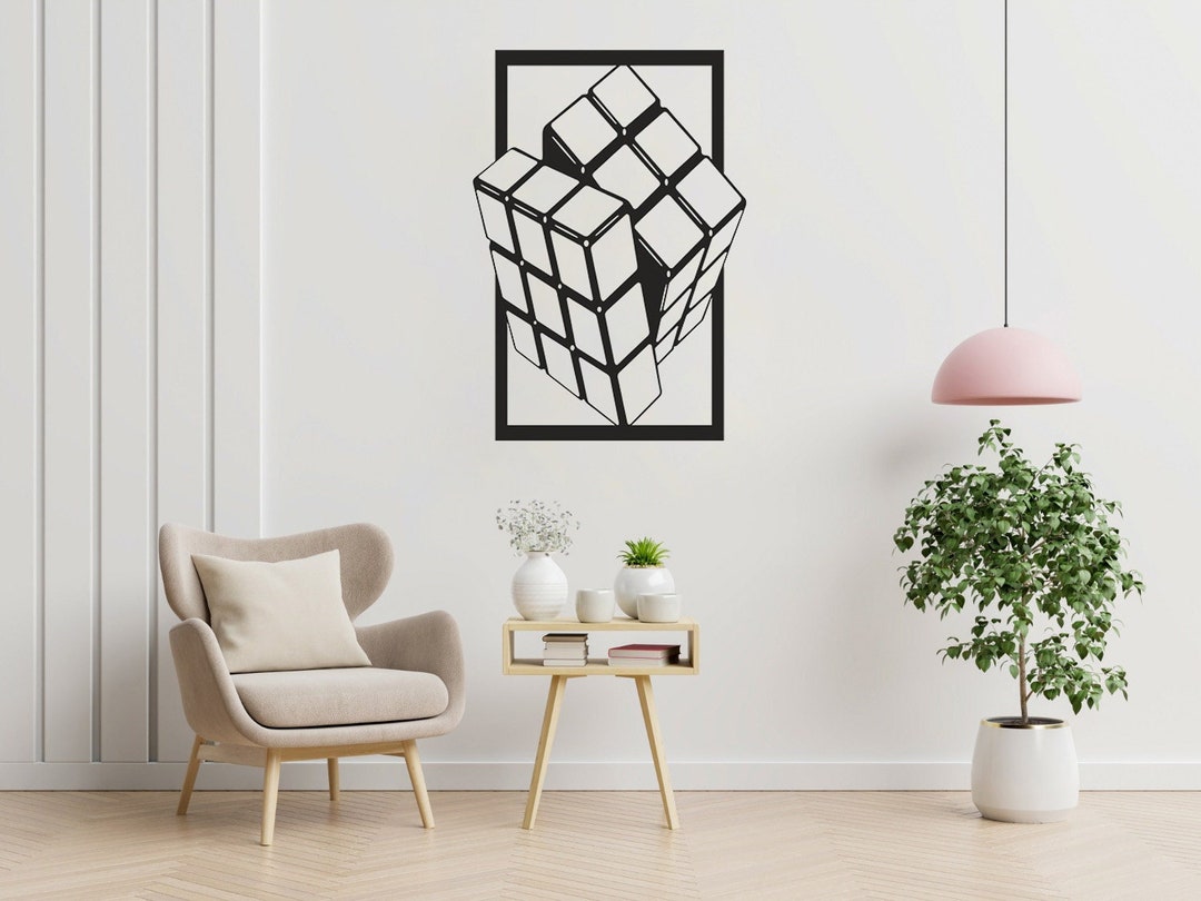 Rubik's Cube Dxf File, Sticker, Silhouette Dxf, Svg, Eps, Png Files ...