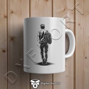 Sad Man Dxf File, Sad Man Silhouette Dxf, Wall Sticker Dxf, Svg, Eps ...