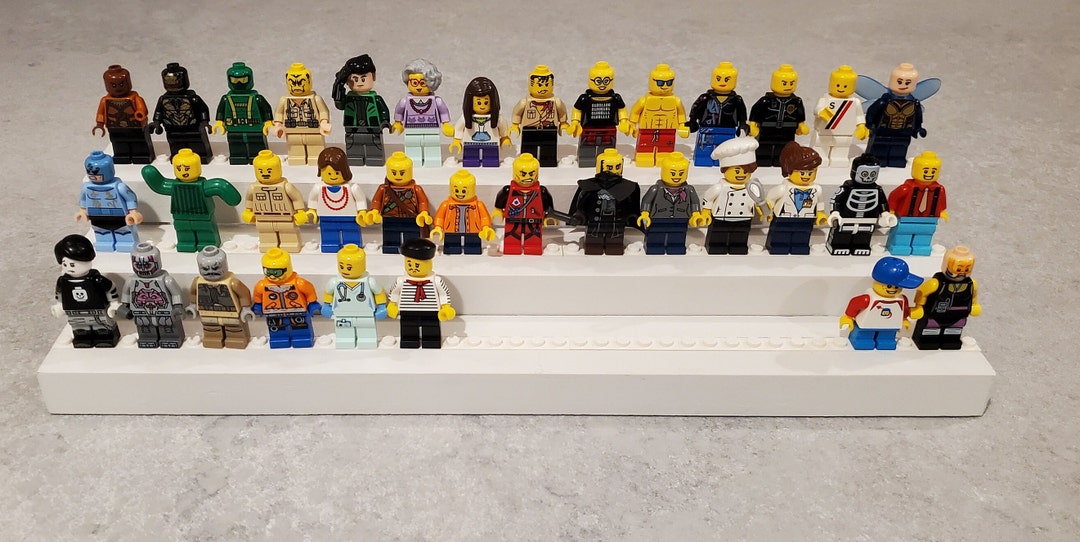 Desktop Display for Minifigures - Black, White or Custom Color - Etsy