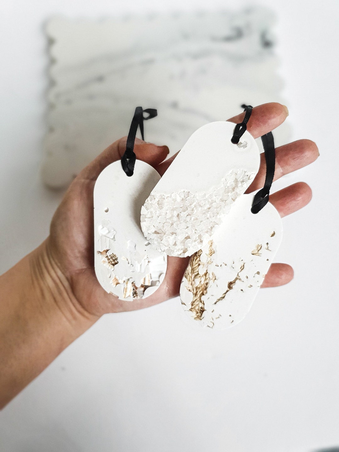 Natural Aroma Tags Set | Essential Oil Hanging Passive Diffuser| Eco ...