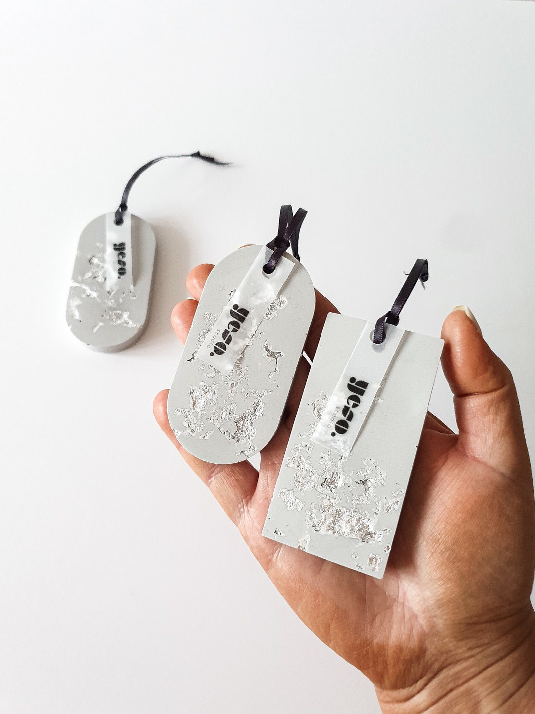 Aroma Stone Tags Set Essential Oil Diffuser Eco-friendly Jesmonite ...