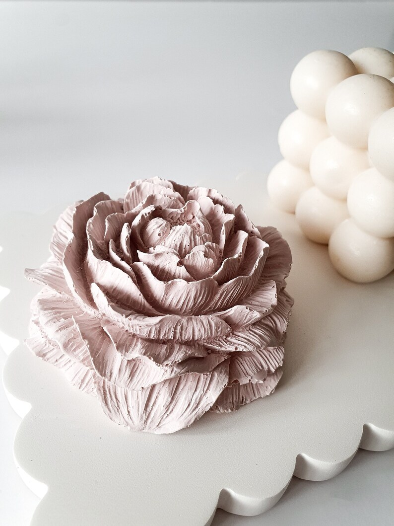 Peony Flower Passive Diffuser AROMA STONE Flower Decorative - Etsy