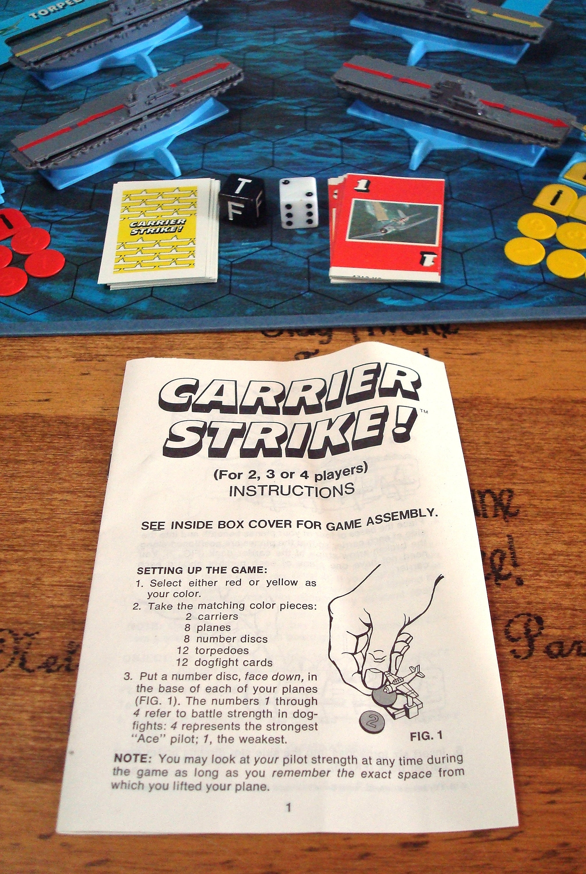 Vintage carrier Strike Board Game by Milton Bradley, Ca. 1977 - Etsy
