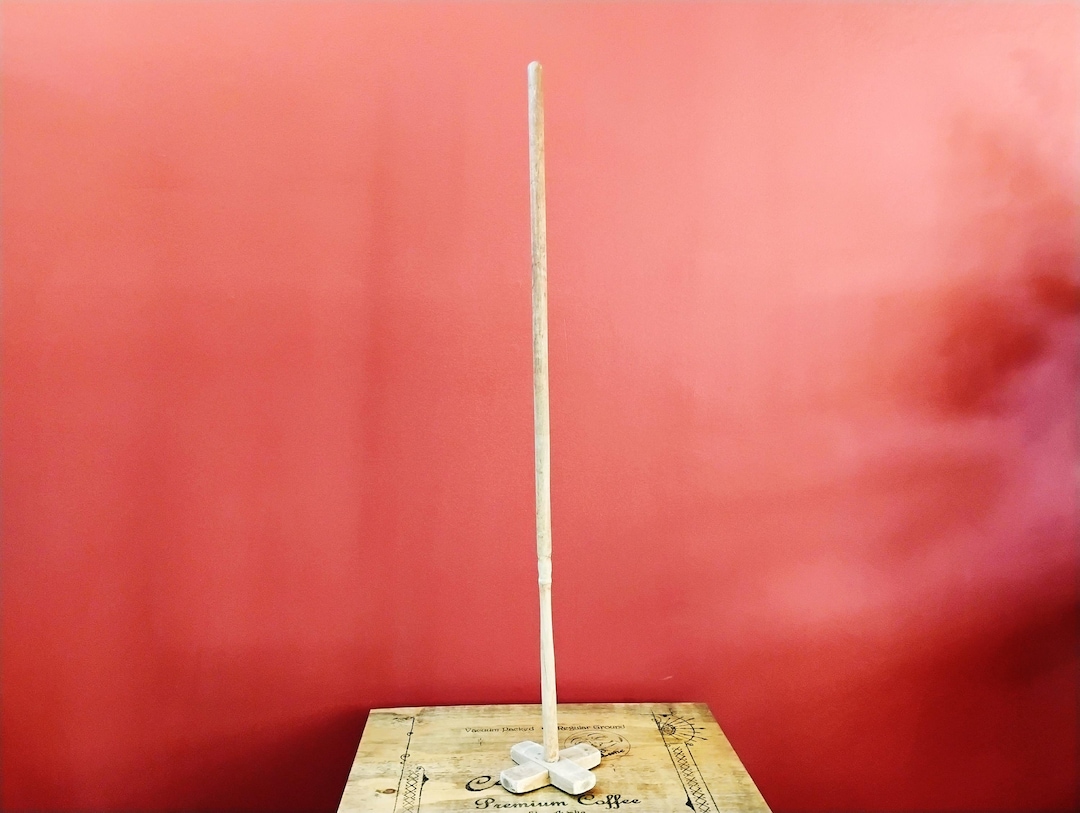 Vintage Antique Primitive Long Handle Wooden Butter Churn Paddle, Ca ...