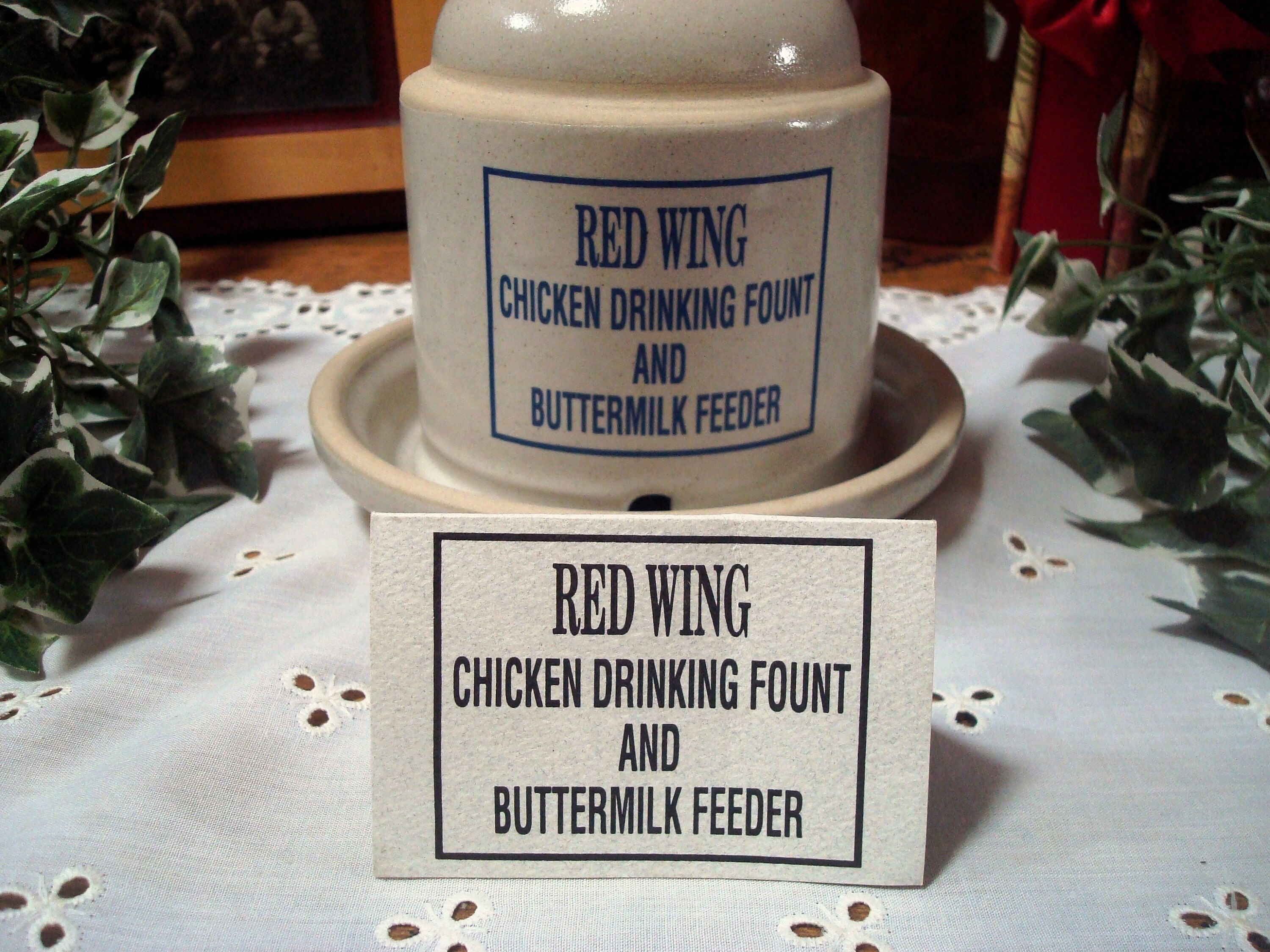 Vintage Red Wing Collector's Society Commemorative Miniature Chicken ...