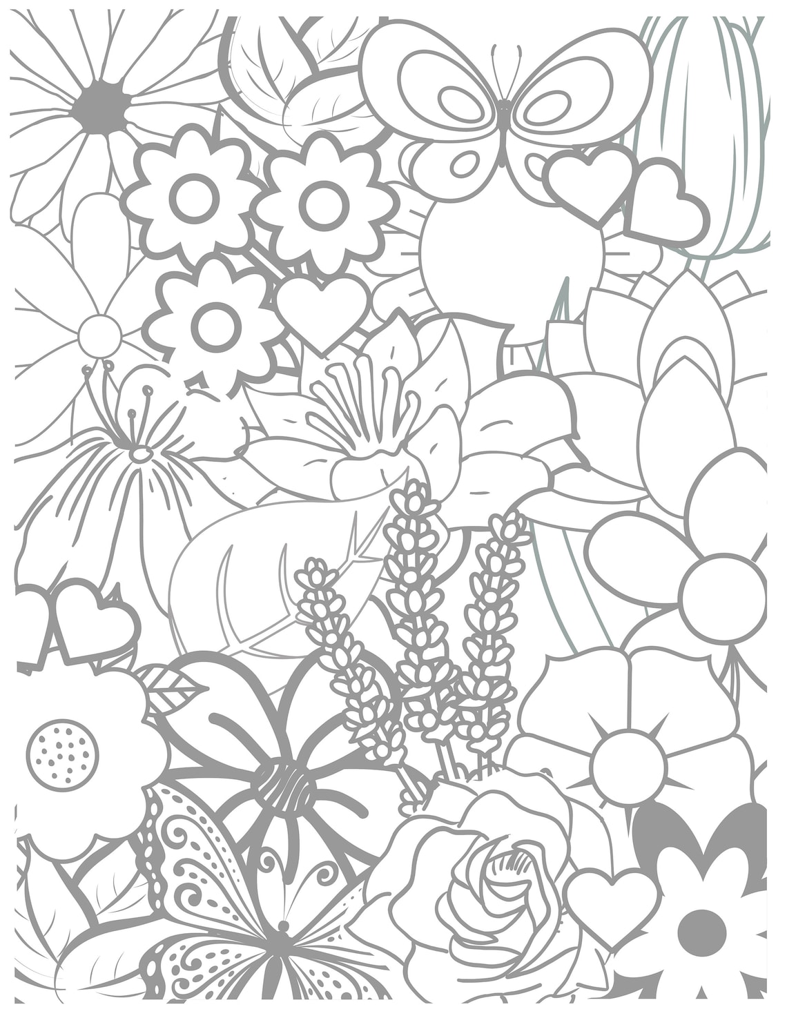 Digital and Printable Childrens Coloring Book - Etsy