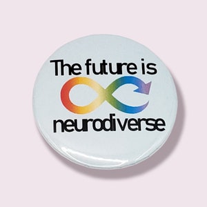 Neurodiversity Awareness Button Pin, Mental Health, Adhd Awareness Pin ...