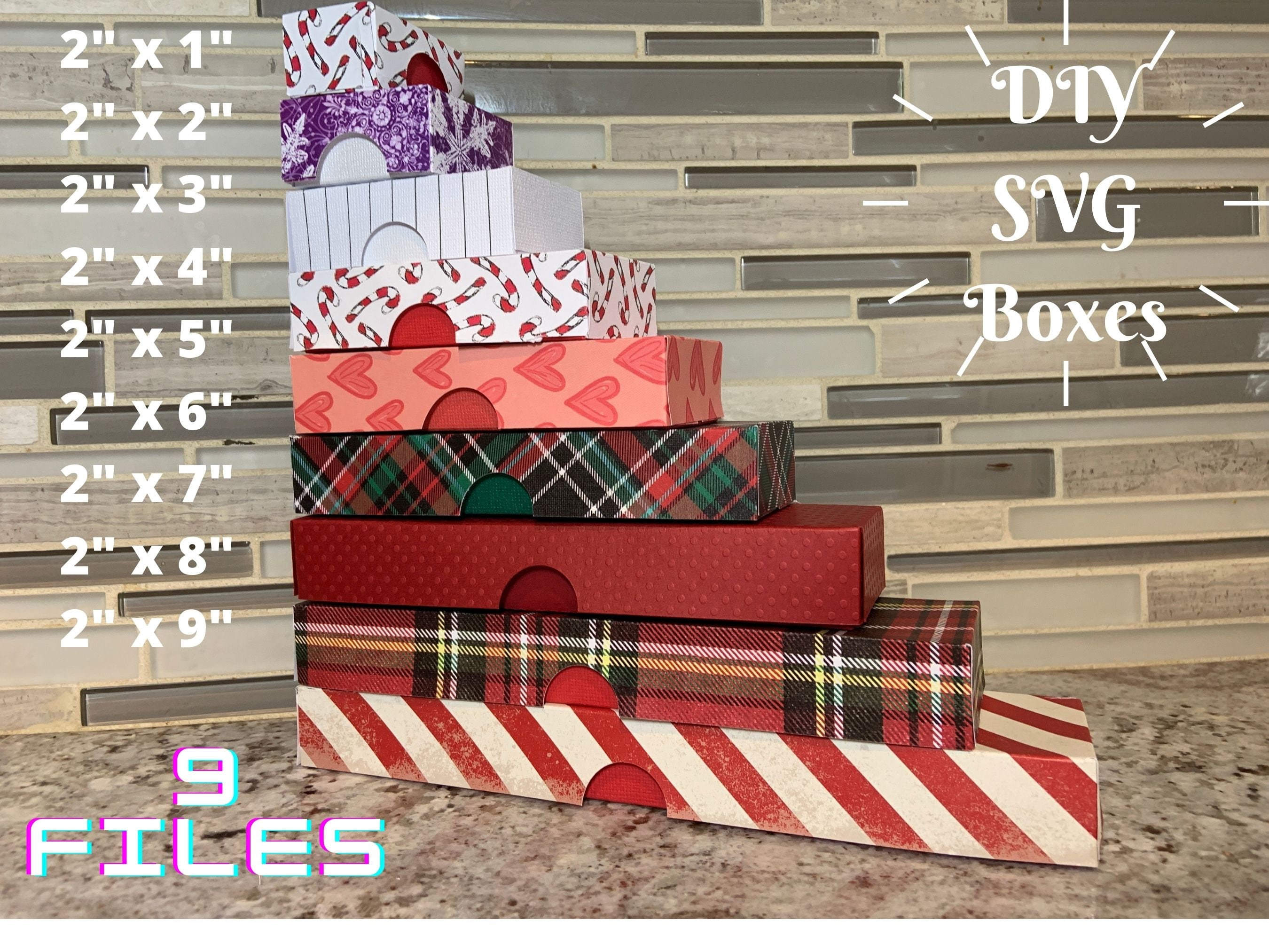 Tall Rectangle Box Template