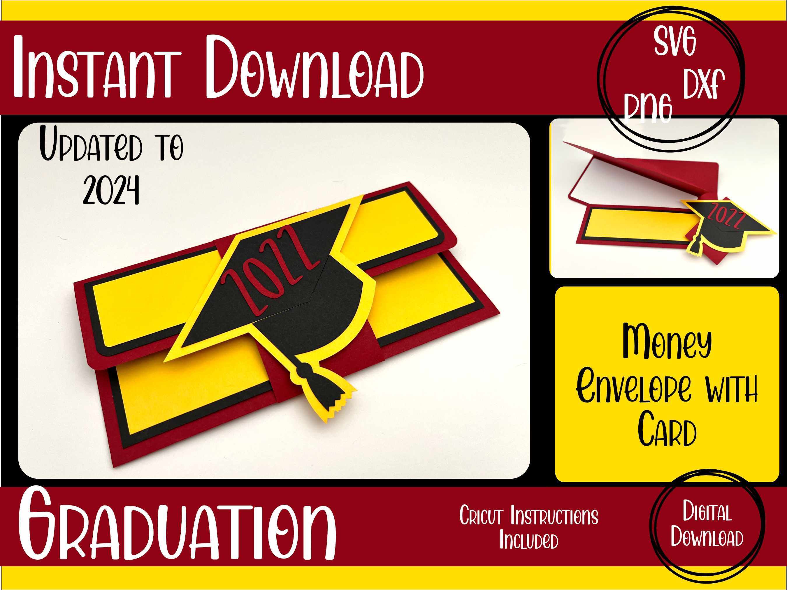 Graduation Money Card and Envelope, Graduation Gift for Him, Graduation ...
