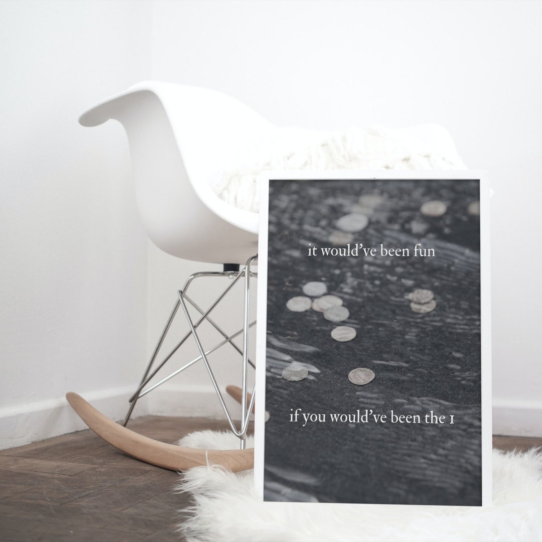 Taylor Swift Print, Taylor Swift Wall Art, Folklore the 1 Lyrics Poster ...