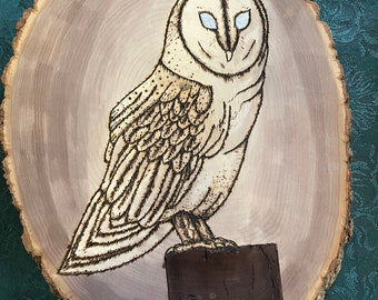 Owl Wood Burning - Etsy