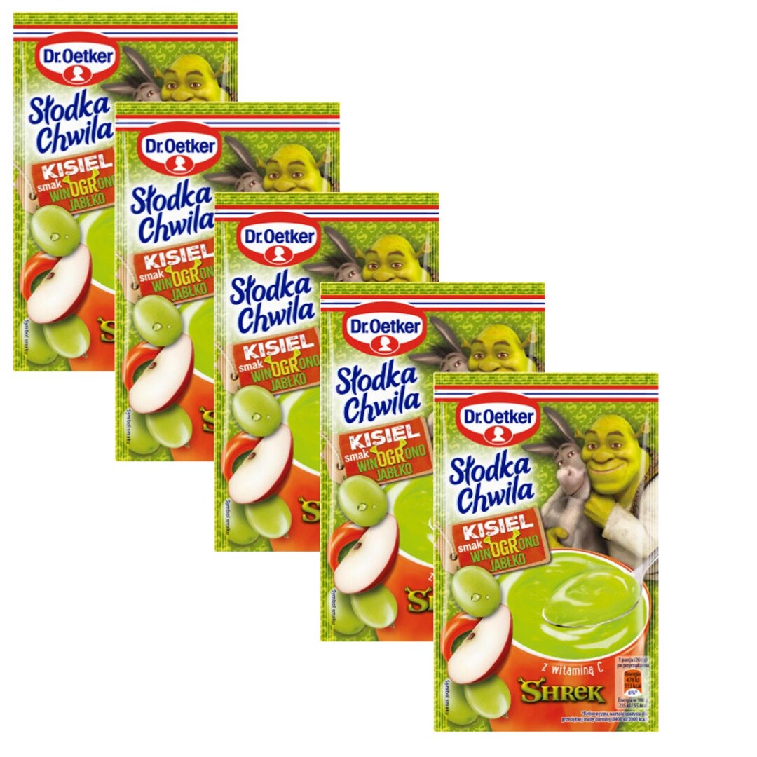 Dr. Oetker Slodka Chwila KISIEL Hot Jelly Treat in a Mug: Apple Grape ...