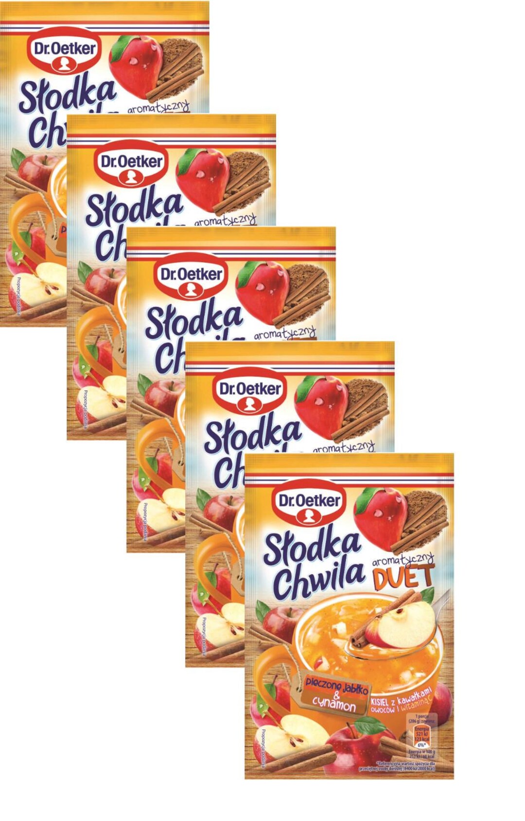 Dr. Oetker Slodka Chwila KISIEL Hot Jelly Treat Baked Apple & Cinnamon ...