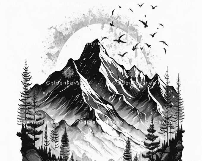 Mountain 2 - Supernote Sleep Screen Saver - Etsy