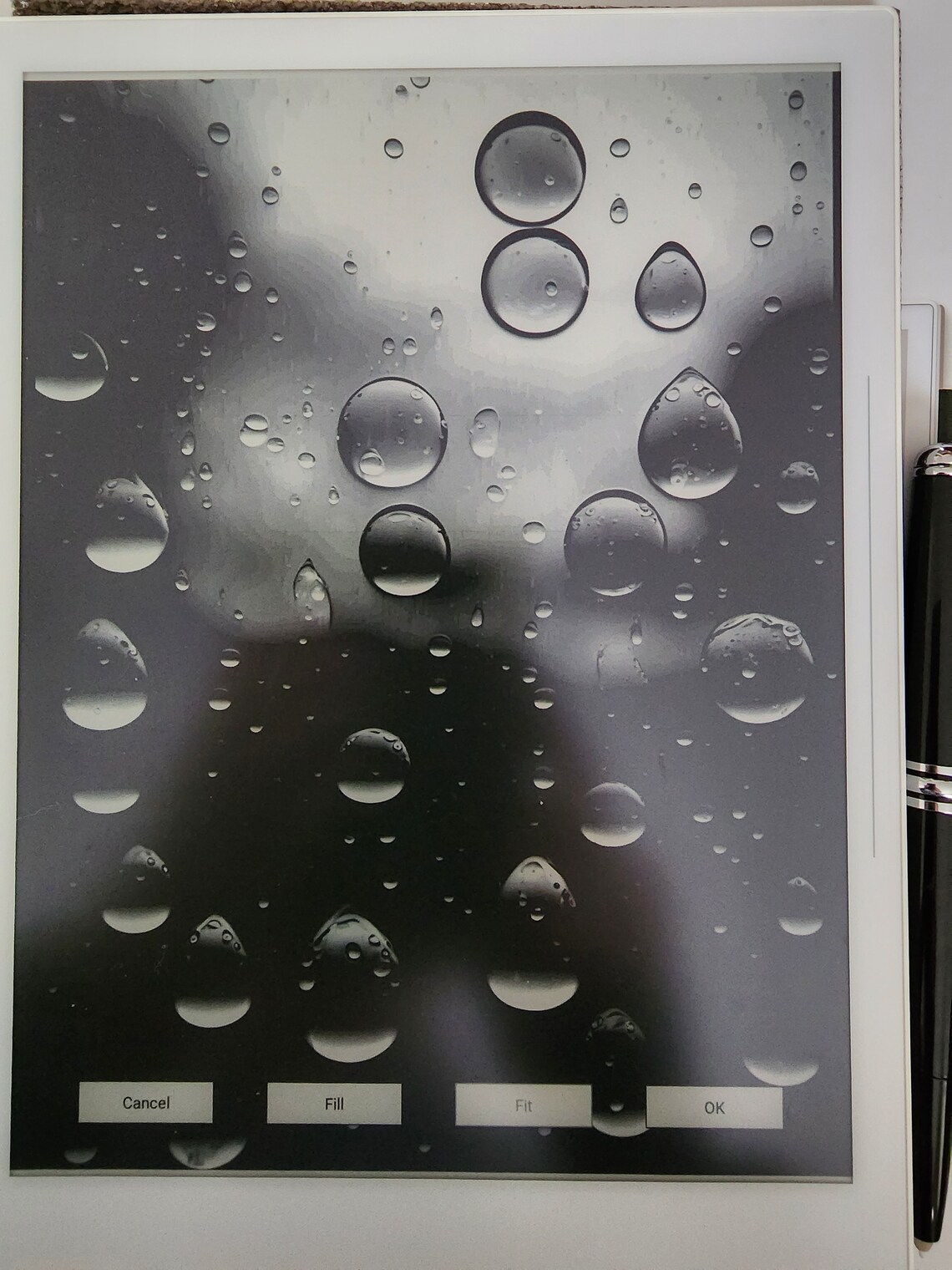 Raindrops - Supernote Sleep Screen Saver - Etsy
