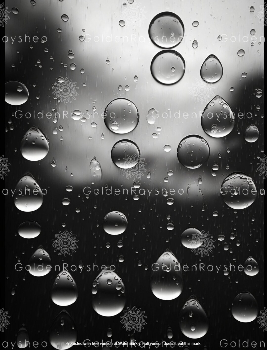 Raindrops - Supernote Sleep Screen Saver - Etsy