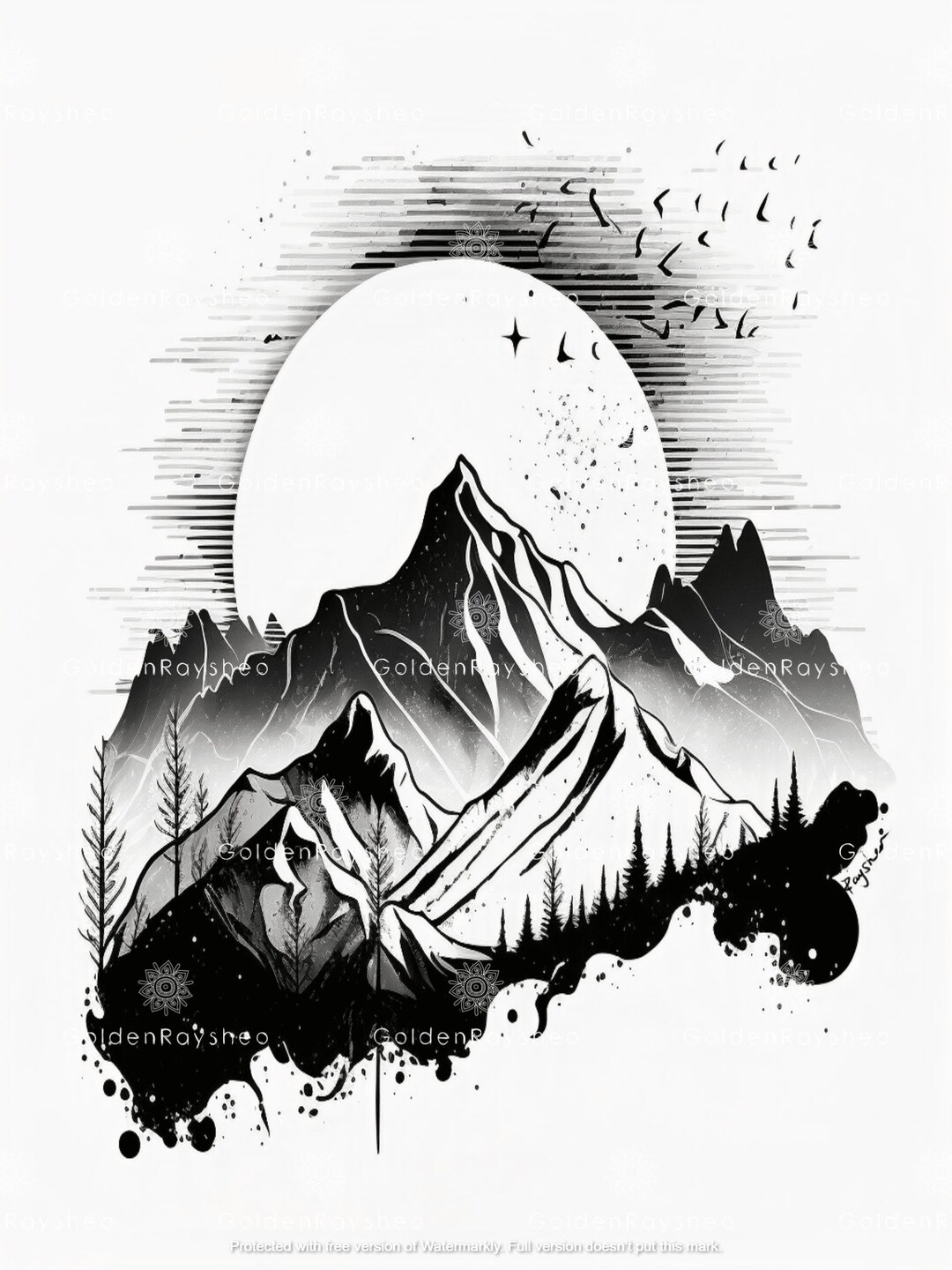 Mountain 1 - Supernote Sleep Screen Saver - Etsy