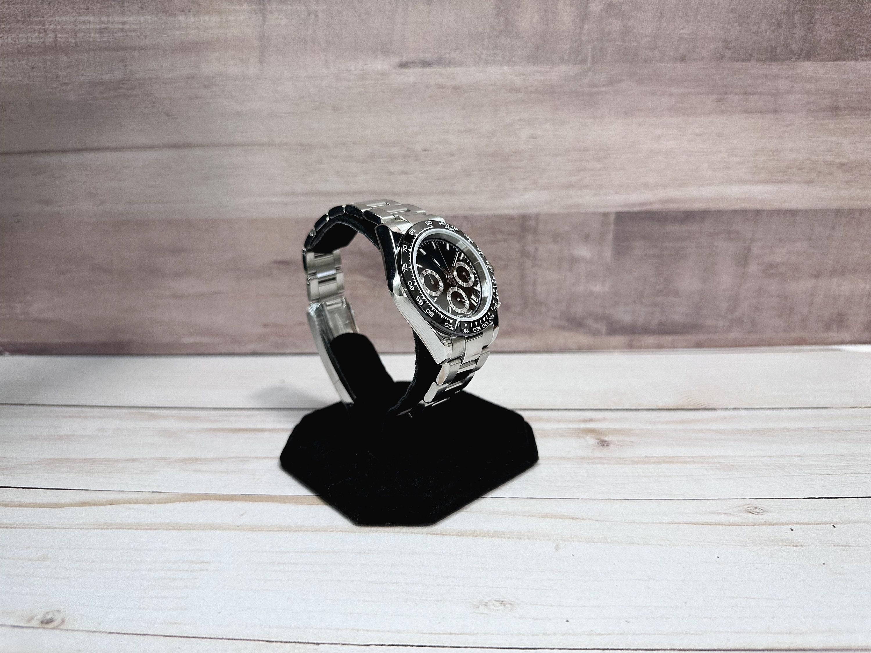 Seiko Mod Seitona Ceramic Black Dial Mod Seiko VK63