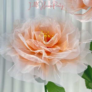 Self Standing Paper Flowers - Standing Paper Flowers - Giant Red Paper ...