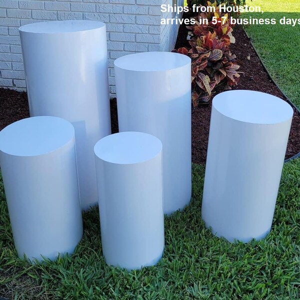 Cylinder Pedestal Plinths - Etsy