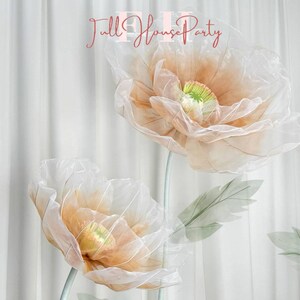Self Standing Paper Flowers - Standing Paper Flowers - Giant Paper ...