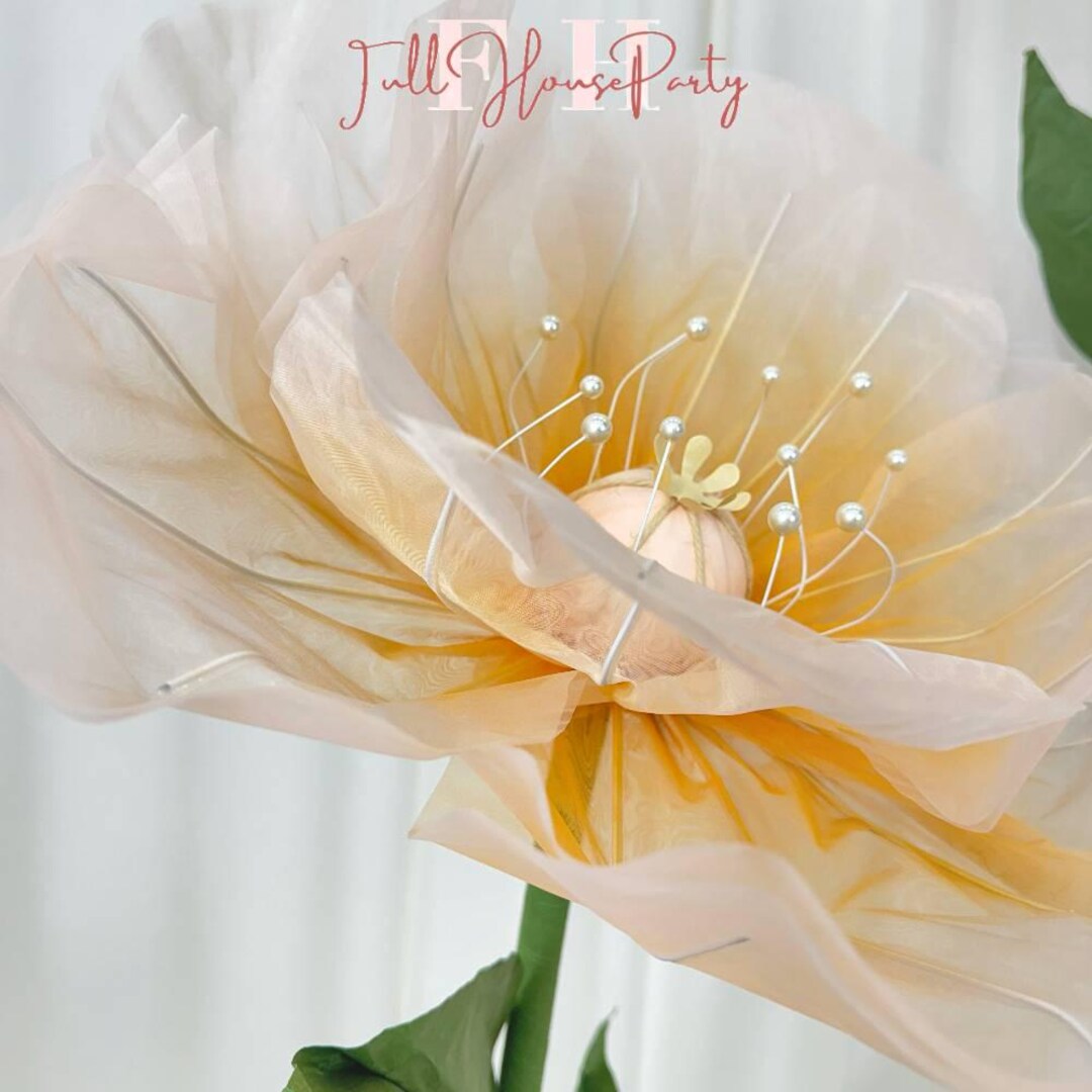 Giant Paper Flower Setself Standing Paper Flowers Standing Paper ...