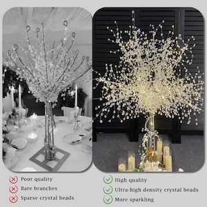 Ships From Usa/34" LED Crystal Tree Lights - Centerpiece for Weddings ...