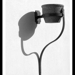 Abstract Shadow. Colonial Spanish Style. Black and White Photo Physical ...