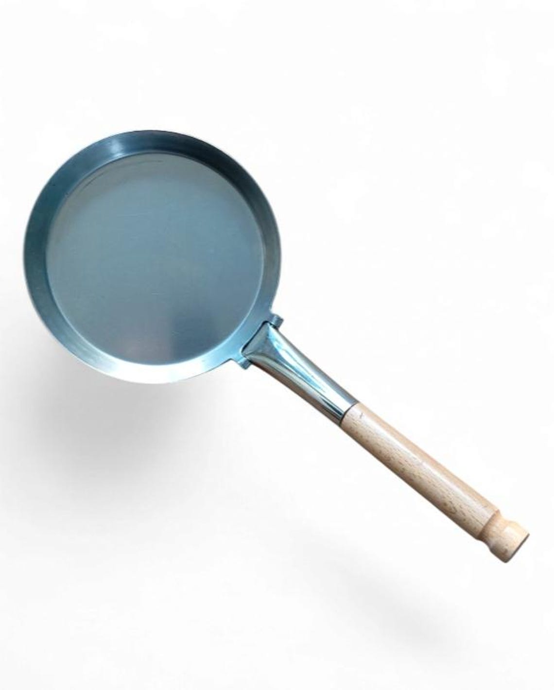 Hunter's Pan Ø21 Cm With Folding Handle Made of Birch Wood – 26 Cm ...