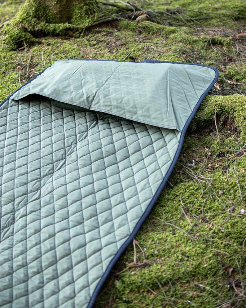 Wollimat Sleeping Mat Made of Sheep's Wool & Canvas With Pillow ...