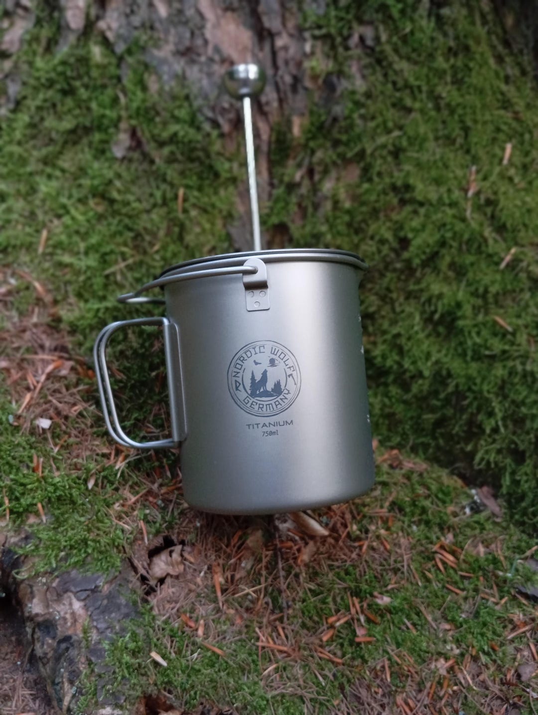 Pot/french Press 750 Ml – Titanium 3-in-1 Outdoor Coffee Enjoyment ...