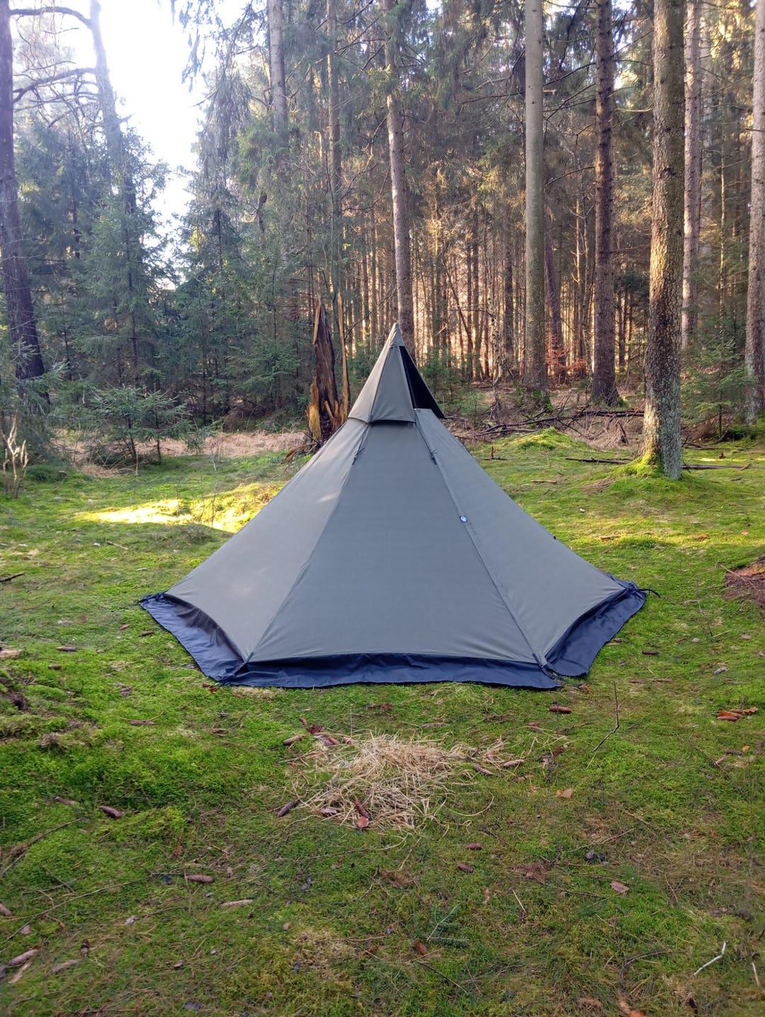 Lavvu Tent RAIDO 2 Persons Tent Panels Waxed Canvas Olive Green Cotton ...