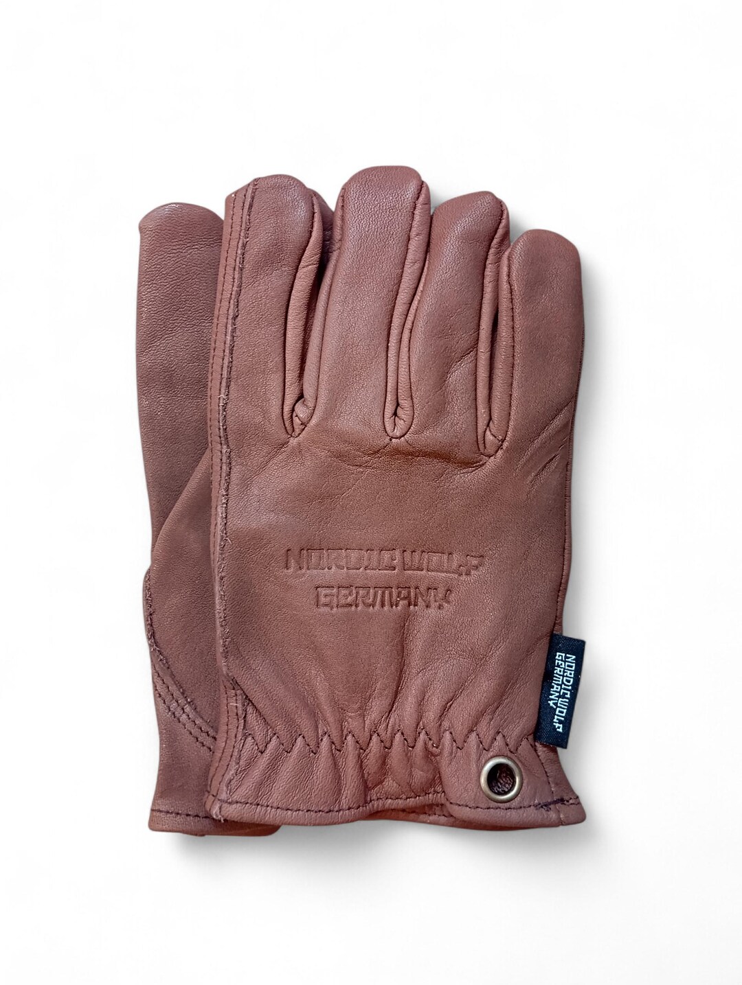 "runa" Leather Gloves in Brown – Robust Outdoor Work Gloves for ...
