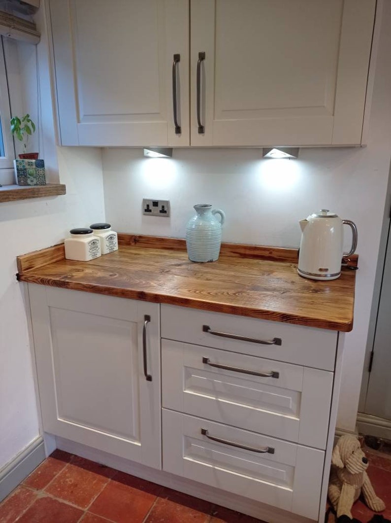 Rustic Solid Pine Wood Kitchen Worktops - Etsy UK