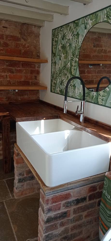 Rustic Solid Pine Wood Kitchen Worktops - Etsy UK