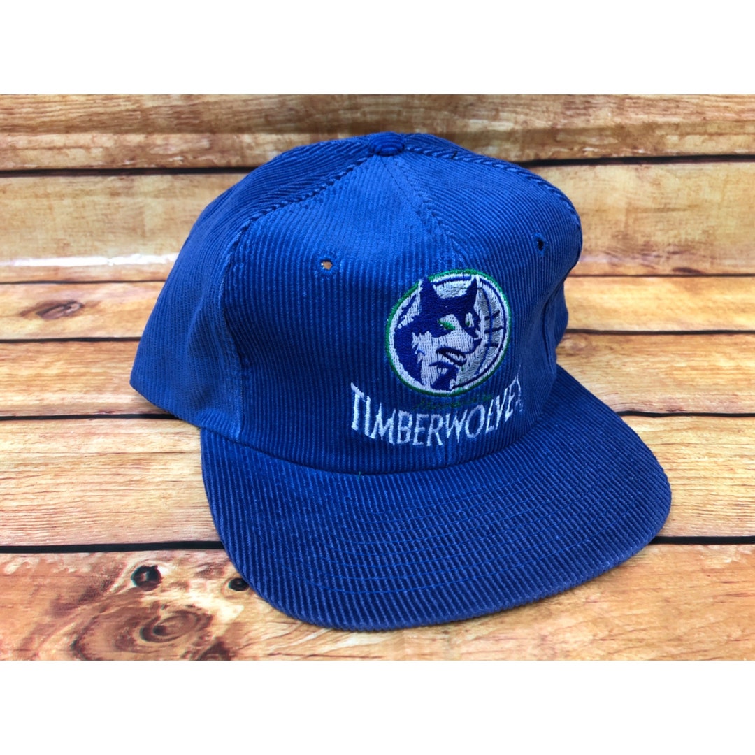 NOS Vintage Minnesota Timberwolves Corduroy Snapback Hat Cap (b5) - Etsy