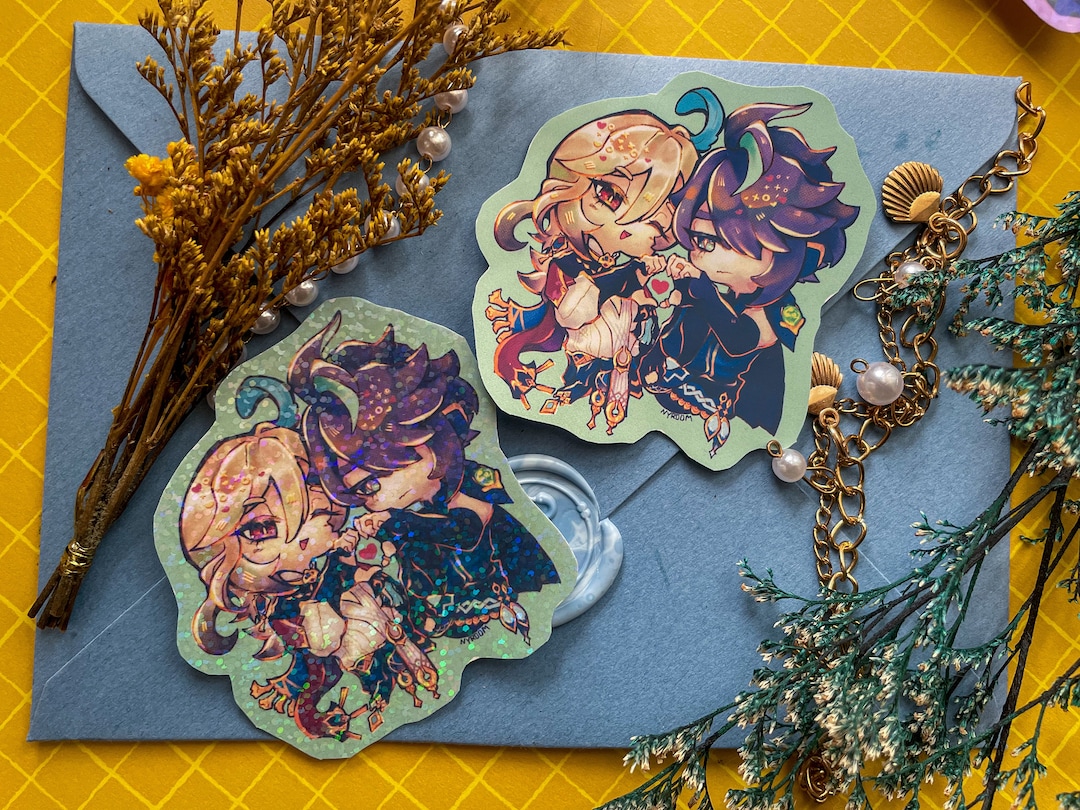 Genshin Haikaveh Kavetham Chibi Sticker - Etsy