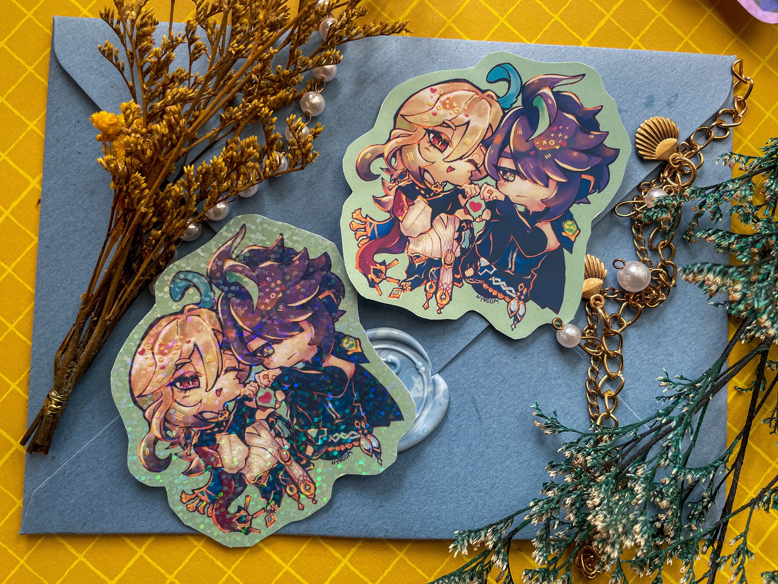 Genshin Haikaveh Kavetham Chibi Sticker - Etsy