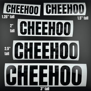 CHEEHOO Vinyl Decal Sticker - More Colors Are Available! - Etsy