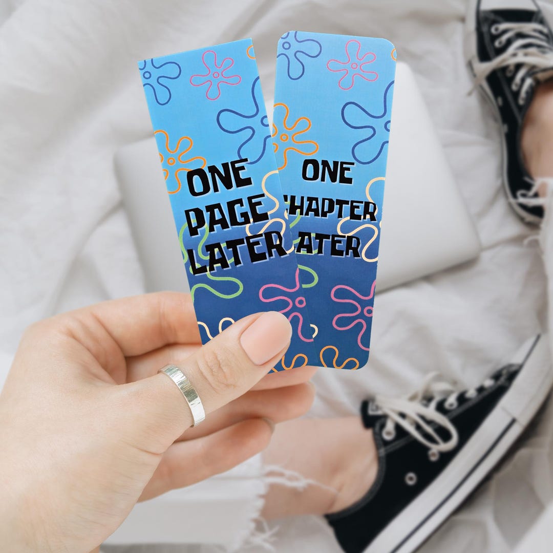 One Page/chapter Later Bookmark: 90s TV Show Gift - Etsy