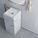 Funnel Washbasin Carrara White Marble Bathroom Sink Marble - Etsy