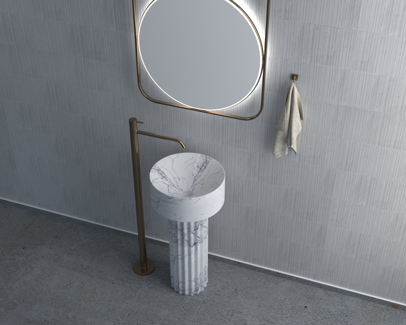 Carrara White Marble Bathroom Sink: Handmade Funnel Washbasin - Etsy